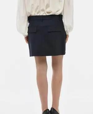 P.a.r.o.s.h Houndstooth Double-pocket Miniskirt