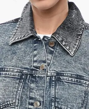 Stella McCartney Cropped Jacket With Logo Buttons