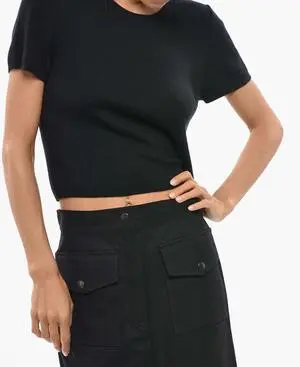 Eterne Ribbed Crewneck T-shirt