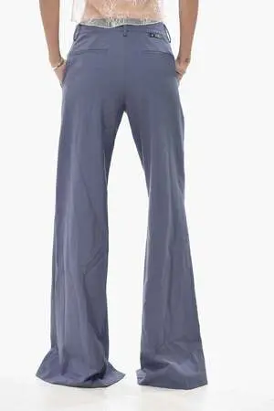 Off-White Slit-detail Flared Trousers