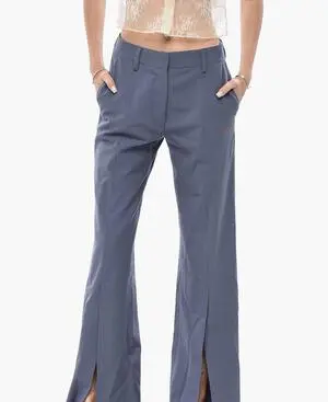 Off-White Slit-detail Flared Trousers