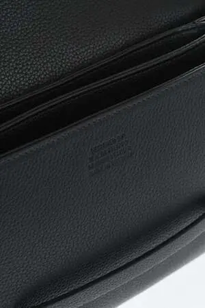 Il Bisonte Hammered-texture Leather Shoulder Bag