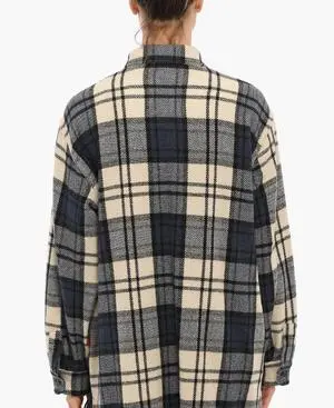 Woolrich Fringed Checked Overshirt