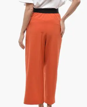 Stella McCartney Cropped Pants With Elastic Waist