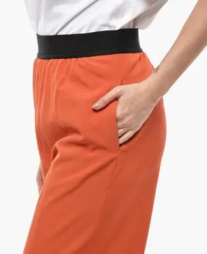 Stella McCartney Cropped Pants With Elastic Waist