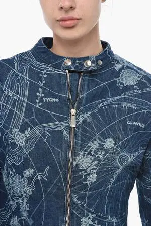 Off-White Printed Full-zip Jacket