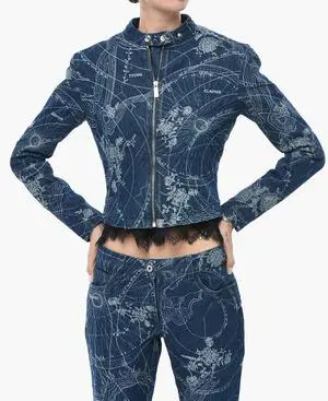 Off-White Printed Full-zip Jacket
