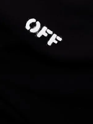 Off-White Flared Dress With Cut-outs