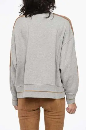 Palm Angels Embroidered Crewneck Sweatshirt