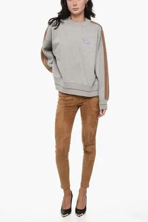 Palm Angels Embroidered Crewneck Sweatshirt