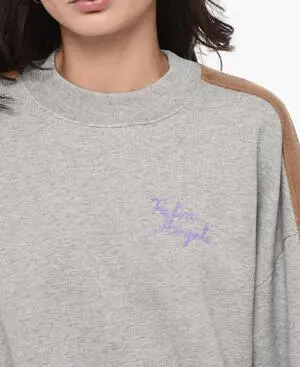 Palm Angels Embroidered Crewneck Sweatshirt