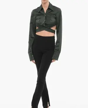 AMBUSH Cropped Wrap Shirt