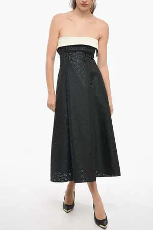 Philosophy Di Lorenzo Serafini Bandeau Midi Dress