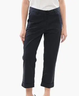 Woolrich Cuffed-hem Cropped Trousers