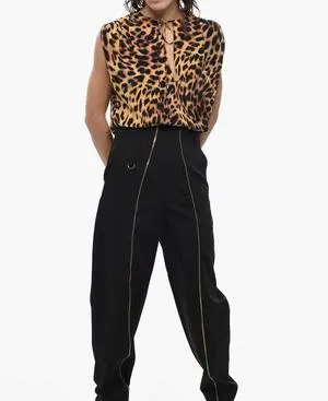 Stella McCartney Ewa Double Front Zip Trousers