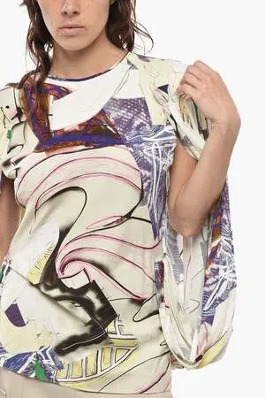 Stella McCartney Patterned Blouse With Billowing Sleeves