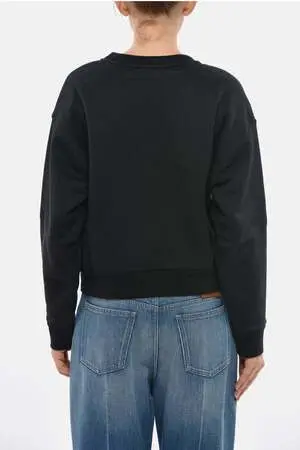 Alexander McQueen Crewneck Sweatshirt With Cut-out Detail