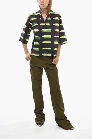 Dries Van Noten Cean Acid-wash Blouse