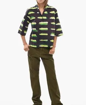 Dries Van Noten Cean Acid-wash Blouse
