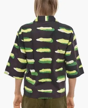 Dries Van Noten Cean Acid-wash Blouse