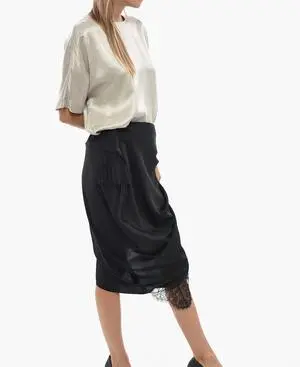 J.W.ANDERSON Longuette Slip Dress With Macramé Detailing
