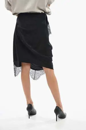 J.W.ANDERSON Longuette Slip Dress With Macramé Detailing