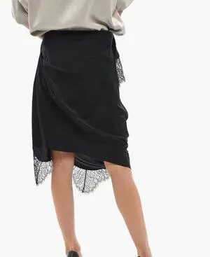 J.W.ANDERSON Longuette Slip Dress With Macramé Detailing