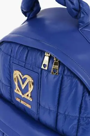 Moschino Quilted Braided-handle Backpack