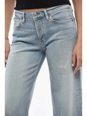 RE/DONE Regular-waist Wide-leg Jeans