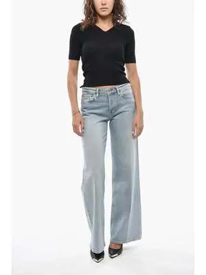 RE/DONE Regular-waist Wide-leg Jeans