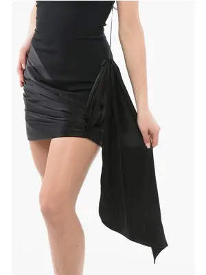 David Koma Mini Wrap Dress