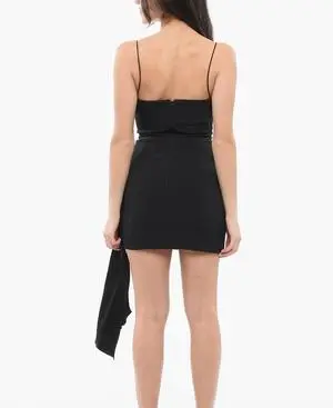 David Koma Mini Wrap Dress