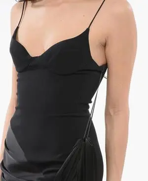 David Koma Mini Wrap Dress