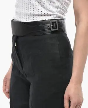 FERRAGAMO High-rise Flat-front Pants