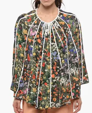 Stella McCartney Lyra Asymmetric Blouse