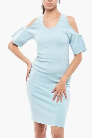 Stella McCartney Fitted Cold-shoulder Dress