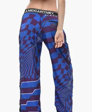 Stella McCartney Printed Full-length Side-zip Trousers