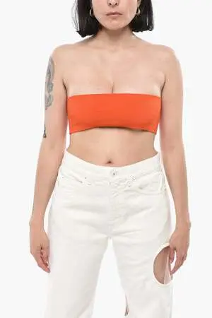 Max Mara Fretty Bandeau Top - Red