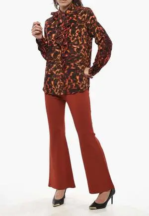Stella McCartney Samantha Animal-print Blouse
