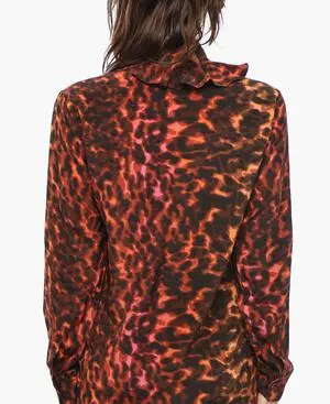 Stella McCartney Samantha Animal-print Blouse