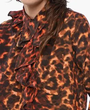 Stella McCartney Samantha Animal-print Blouse