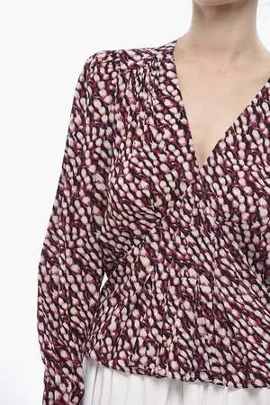 Isabel Marant Étoile Patterned V-neck Blouse