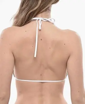 Dsquared2 Metallic Halterneck Bikini Top