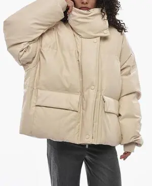 Stella McCartney Boxy-fit High-neck Padded Jacket