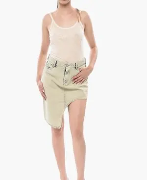 Coperni Asymmetric Mini Skirt