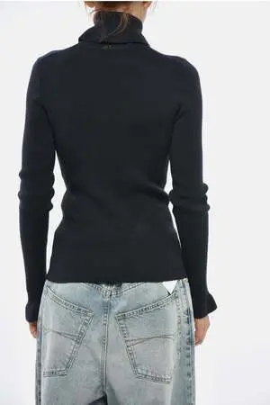Chloé Turtleneck Sweater With Logo