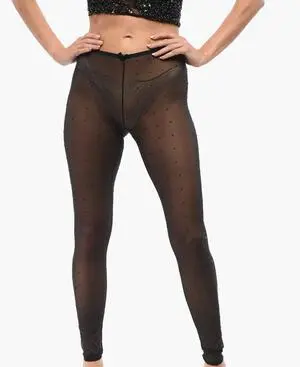 Dsquared2 Tights With All-over Crystals