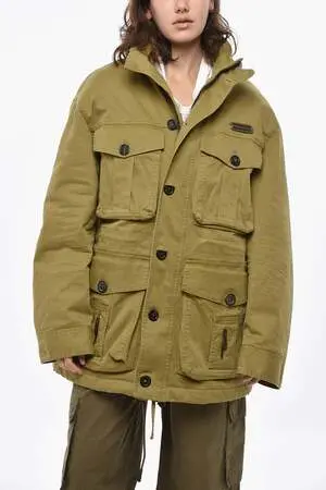 Dsquared2 Americana Parka With Detachable Hood