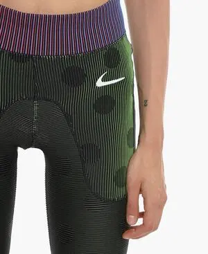 Off-White X Nike Striped Biker Shorts