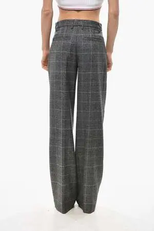 True Royal Nadya District Check Trousers